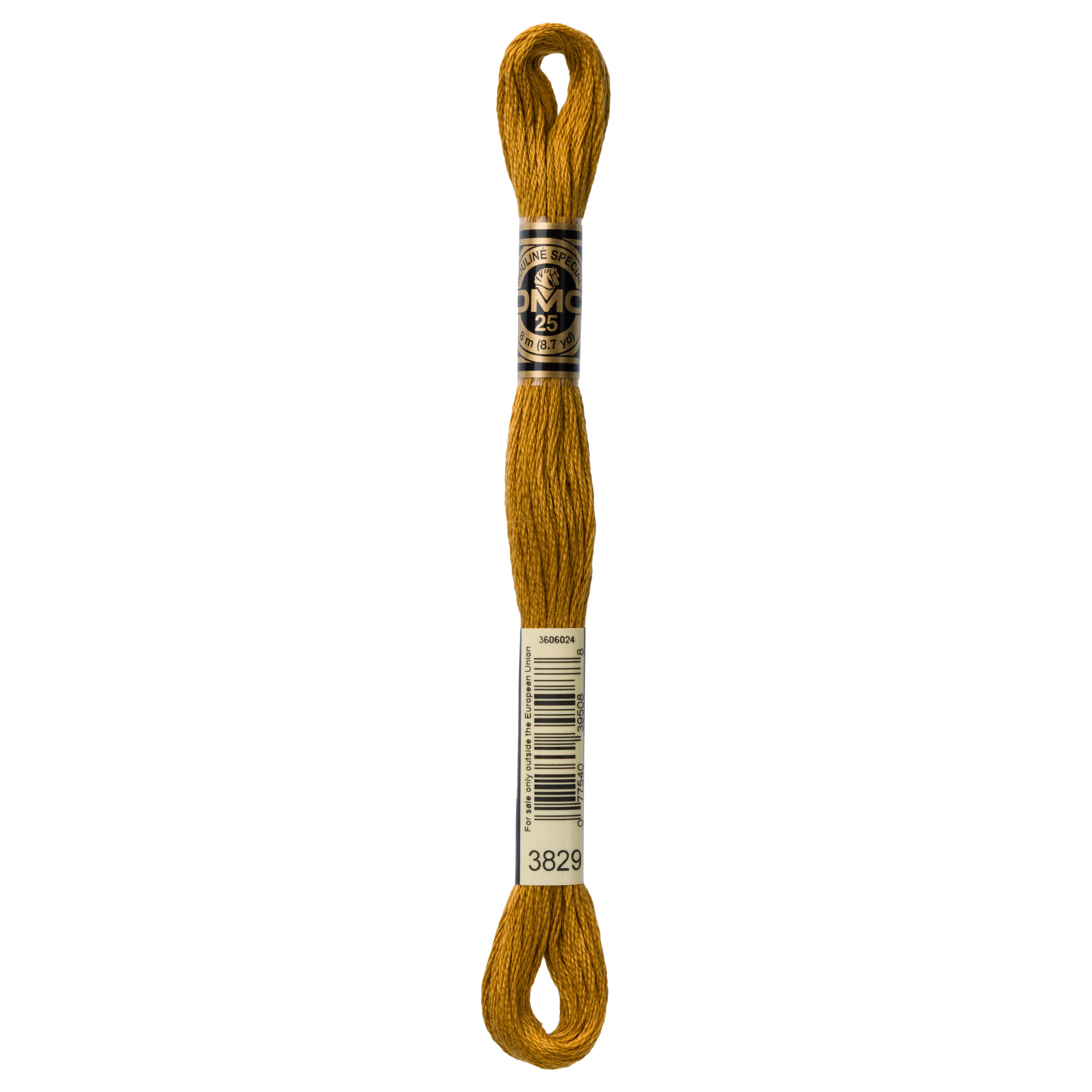DMC 6 Strand Cotton Embroidery Floss #3829 - Old Gold Very Dark ...