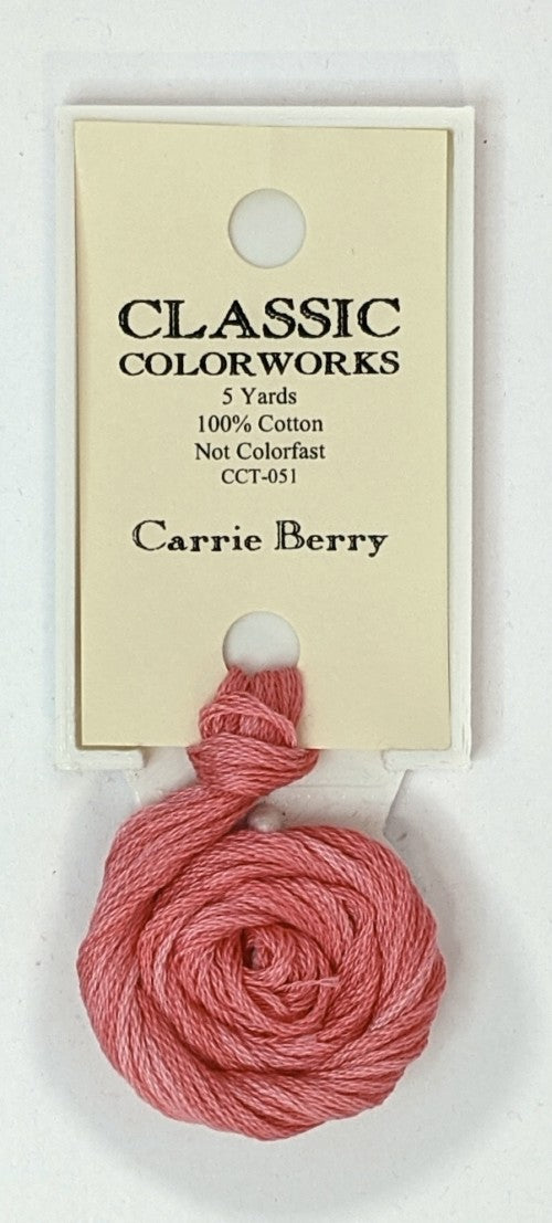 051 Carrie Berry | 6 Strand Embroidery Floss by Classic Colorworks ...
