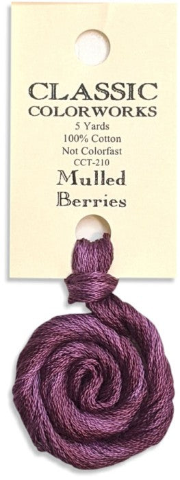 210 Mulled Berries | 6 Strand Embroidery Floss by Classic Colorworks ...
