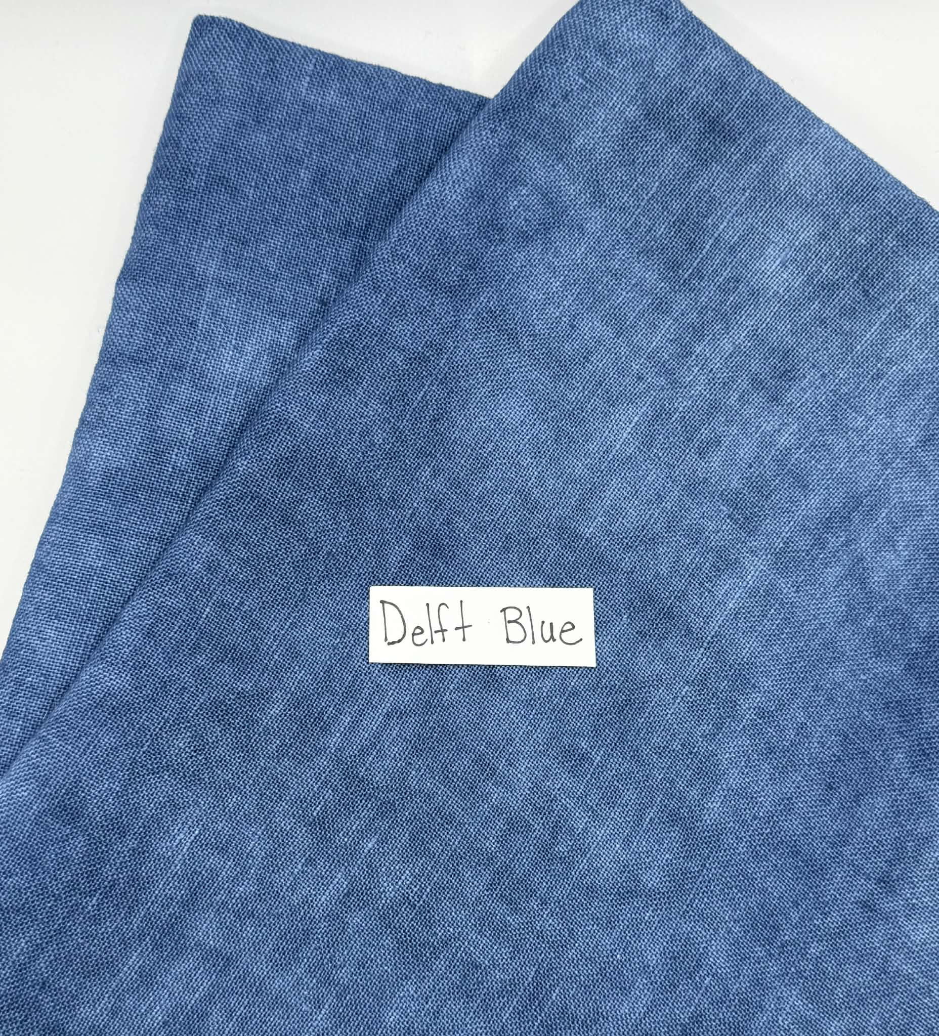 "Delft Blue" Cross Stitch Fabric by Weeks Dye Works – Millennial Fabrics