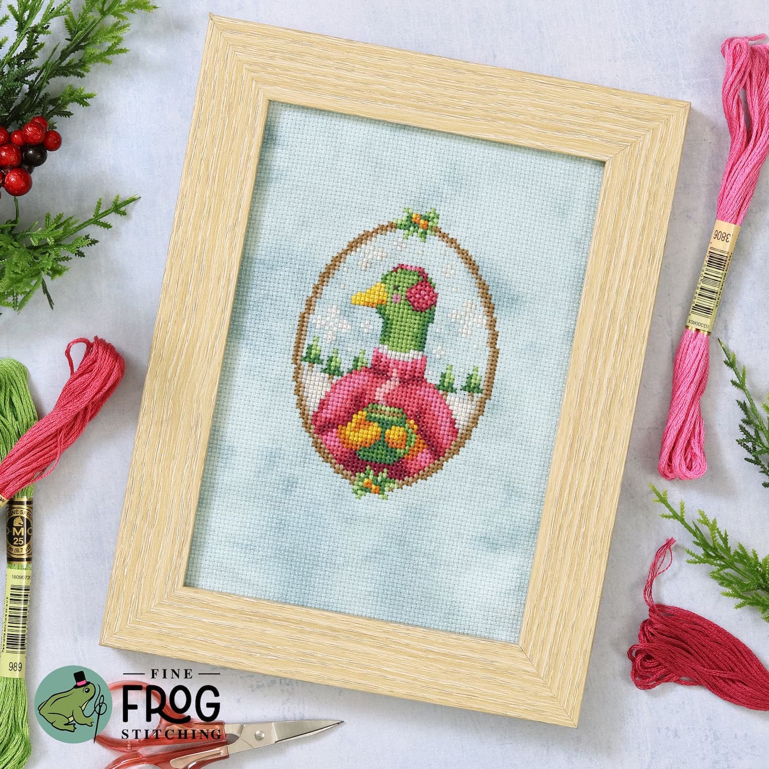 Hot Cocoa Duck by Fine Frog Stitching – Millennial Fabrics